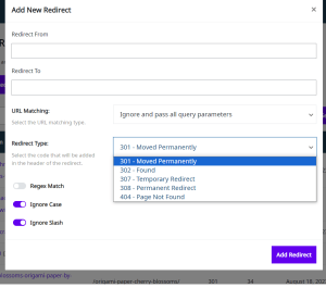 Advanced Redirects Module - Squirrly SEO (Newton)